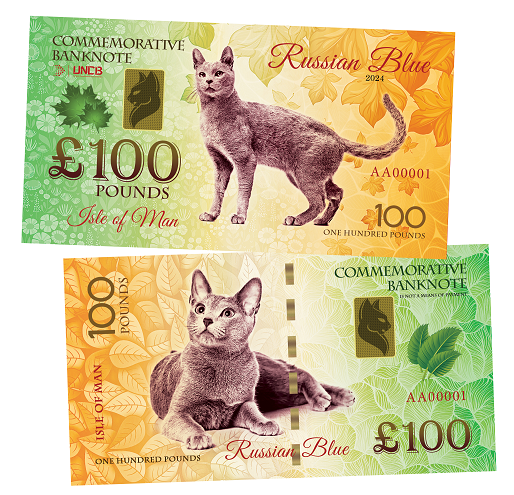Russian Blue – Unique Commemorative Banknotes